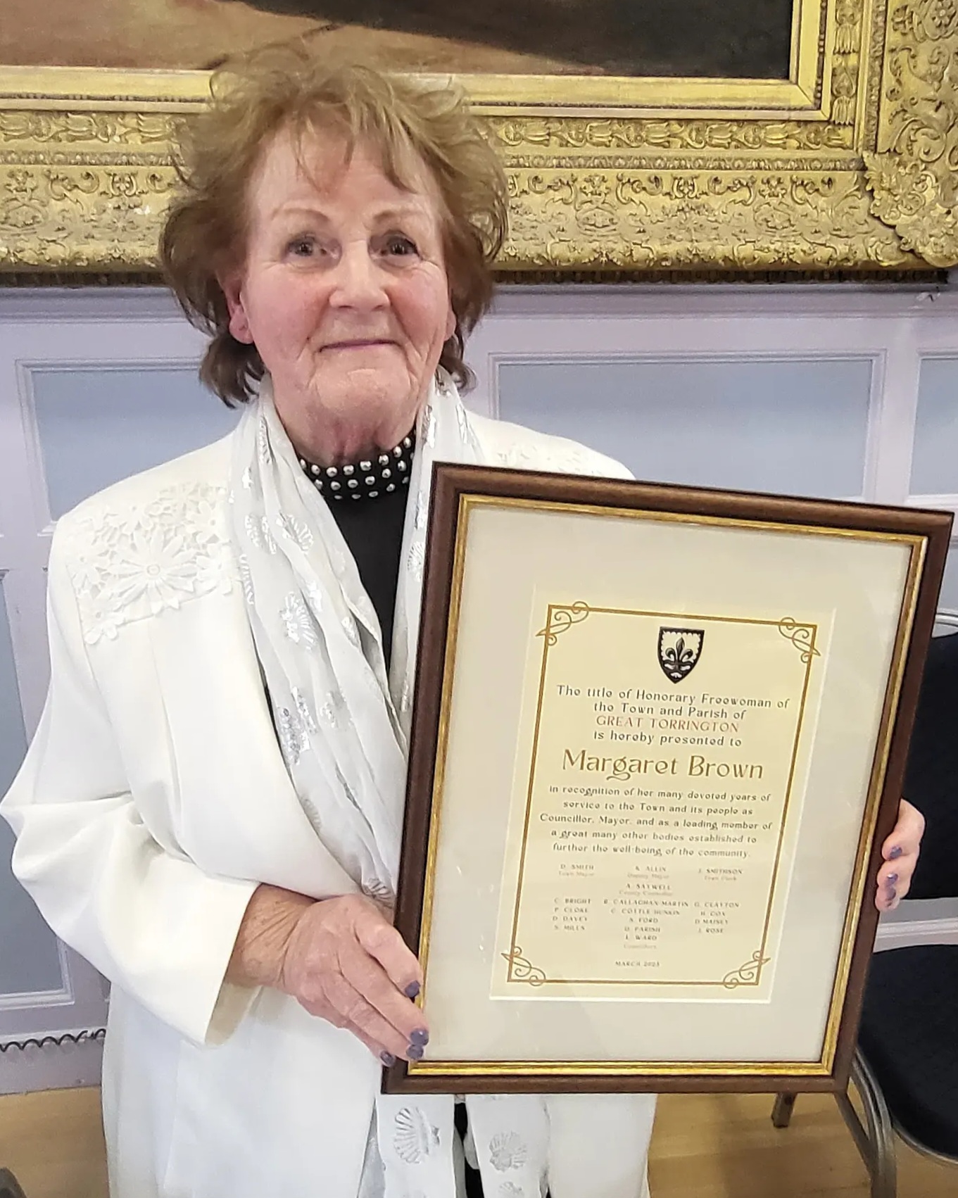 Getting to know your Town Councillors - Cllr. Margaret Brown - Great ...